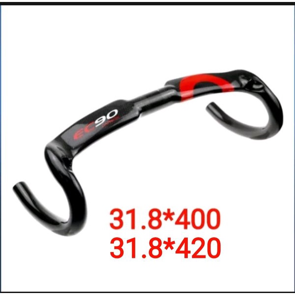 Jual Handlebar Dropbar Aero Carbon EC90 ACM Dropbar Carbon Roadbike ...