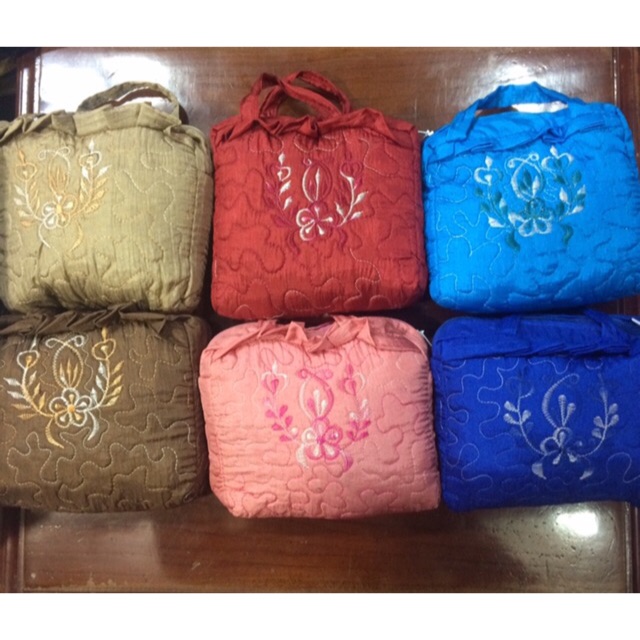 Jual Mukena Parasit Bordir Dewasa Atas Bawah (tas kotak) | Shopee Indonesia
