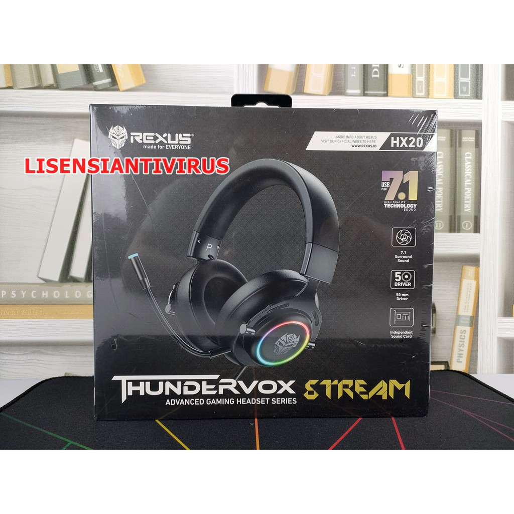 Jual Gaming Headset Rexus Thundervox HX20 7.1 Virtual Surround Sound ...