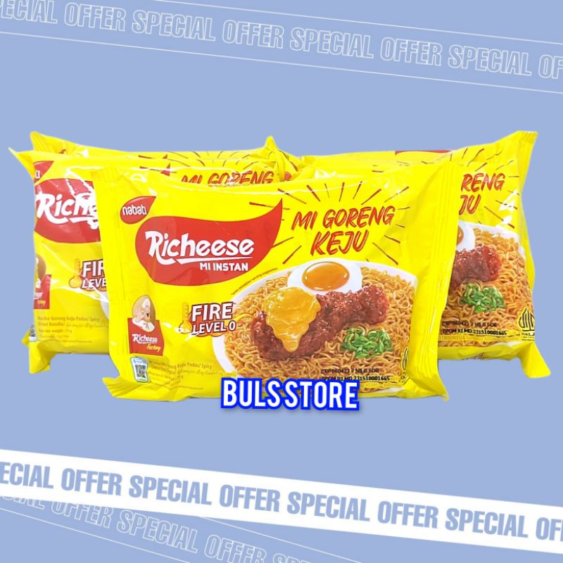 Jual Richeese Mie Goreng/ Ramen Instan 75gr | Shopee Indonesia