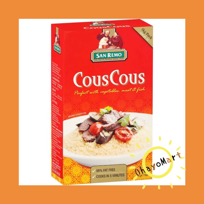 Jual PASTA-ANEKA- SAN REMO COUSCOUS / INSTANT COUSCOUS/ PASTA COUSCOUS ...