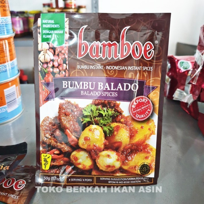 Jual Bamboe Bumbu Balado 50 gr / Instant Balado Spices | Shopee Indonesia