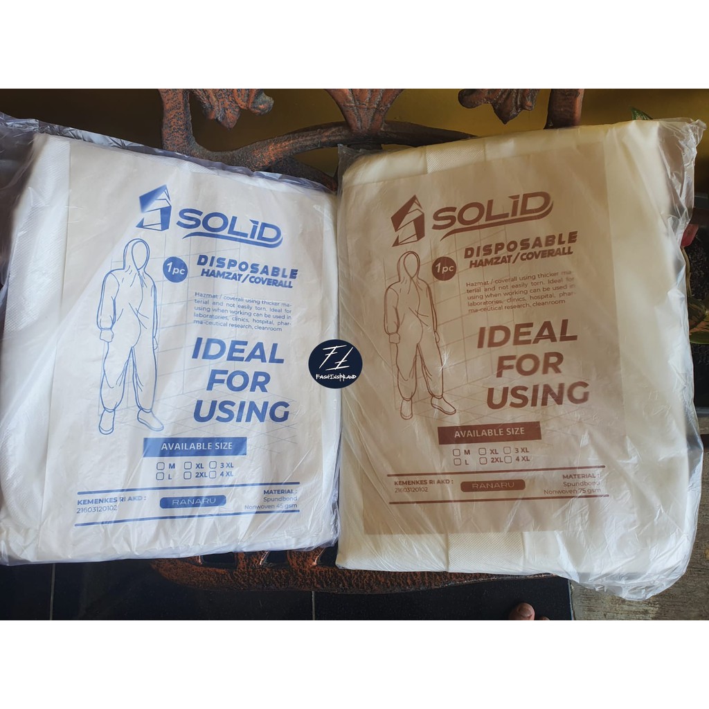 Jual Seragam Pakaian Medis APD Disposable Hazmat Coverall Cover All ...