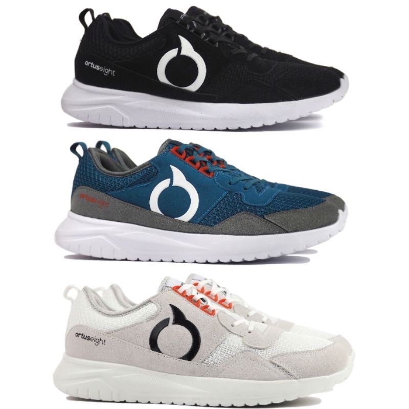 Jual Sepatu Running Ortuseight COBRA light navy of white Black white ...