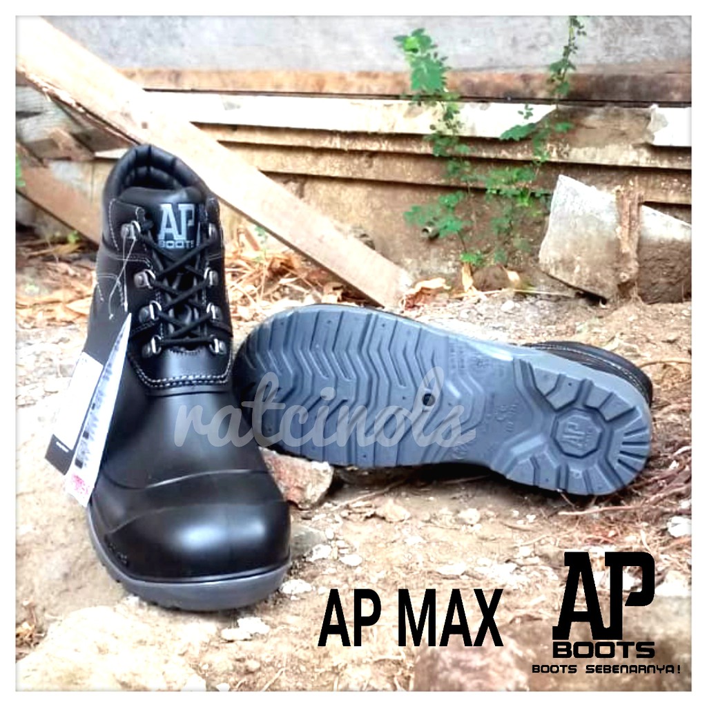 Jual SEPATU AP BOOT SAFETY AP MAX | Shopee Indonesia