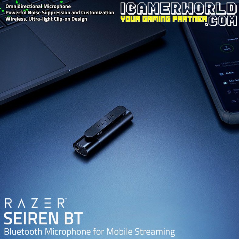 Jual Razer Seiren BT Bluetooth Microphone for Mobile Streaming | Shopee ...