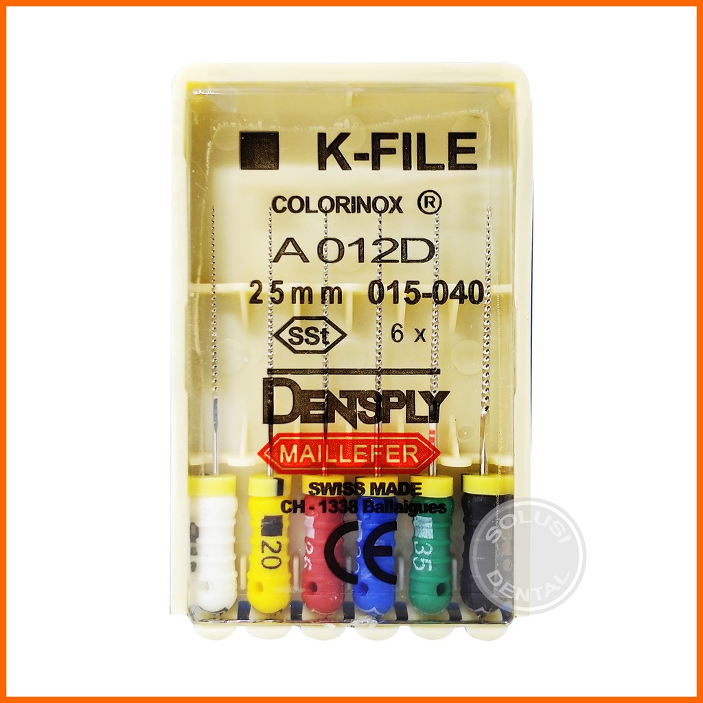 Jual K FILE DENTSPLY JARUM K FILE 25MM ASSORTED ENDODONTIC | Shopee ...