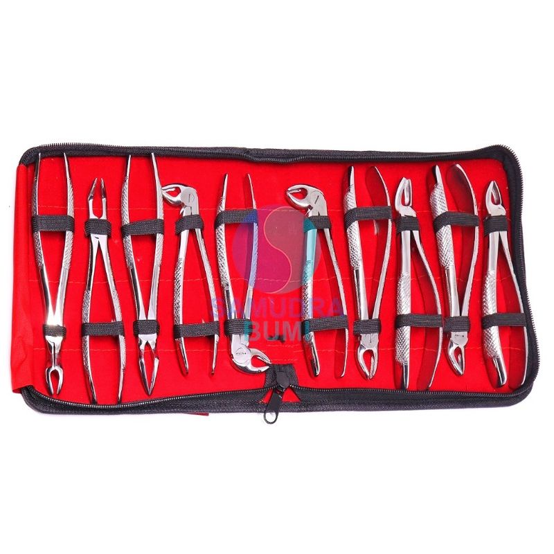 Jual Tang cabut gigi dewasa perfect set isi 10 pcs | Shopee Indonesia