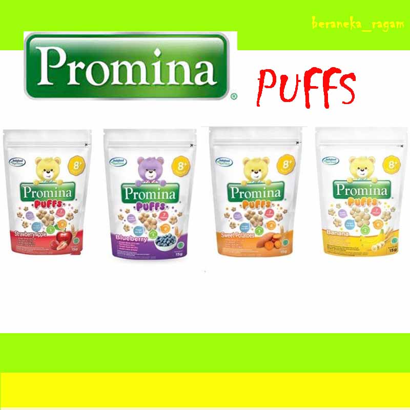 Jual PROMINA PUFF 15 GRAM MAKANAN TAMBAHAN UNTUK USIA 8 -24 BULAN ...