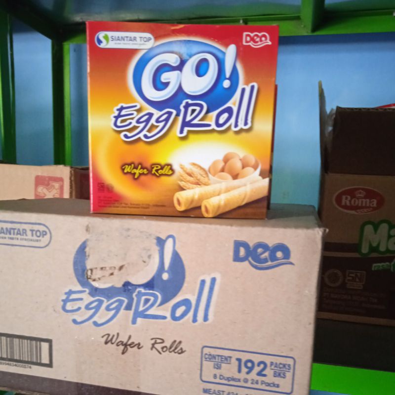 Jual Go egg roll (wafer roll) kemasan kotak | Shopee Indonesia