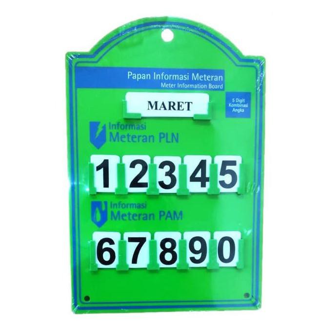 Jual Kenmaster Papan Plastik Stand Meter Pln Pam Barang Asli | Shopee ...