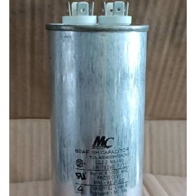 Jual Capasitor Ac merk MC 60 uf / kapasitor Ac MC 60 mikro | Shopee Indonesia