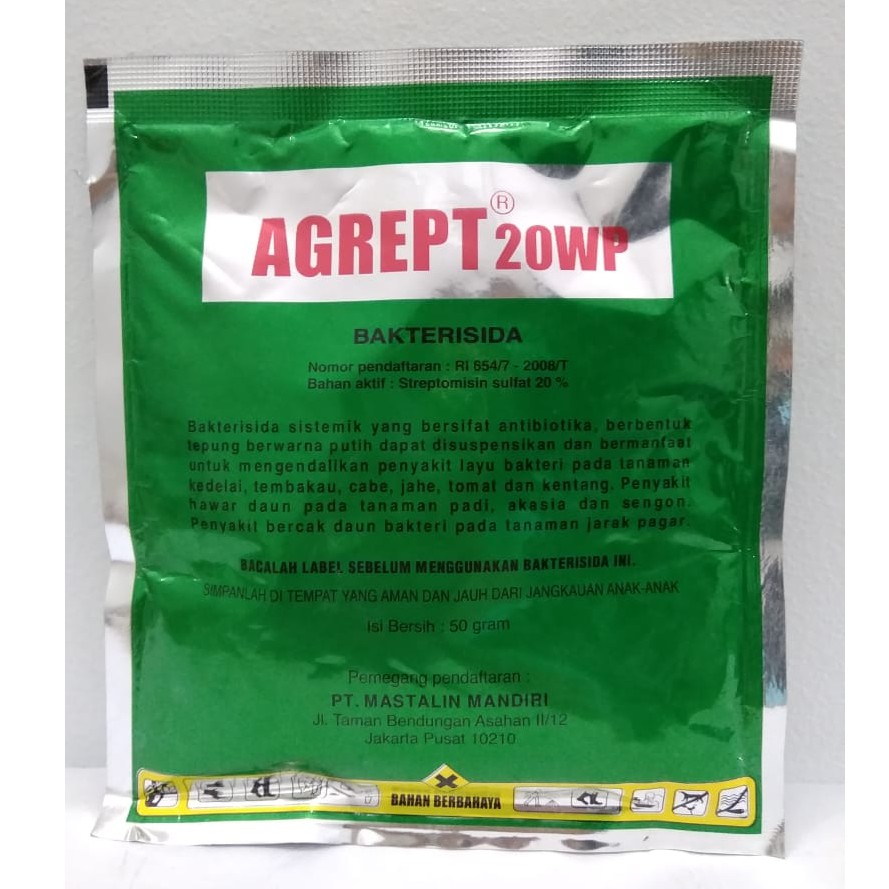 Jual Bakterisida Agrept 20WP @ 50 Gram | Shopee Indonesia