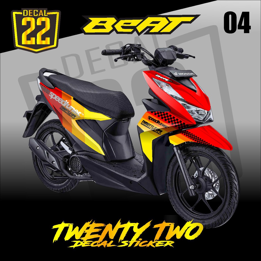 Jual DECAL STIKER HONDA BEAT STREET NEW 2021,STIKER VARIASI BEAT STREET ...