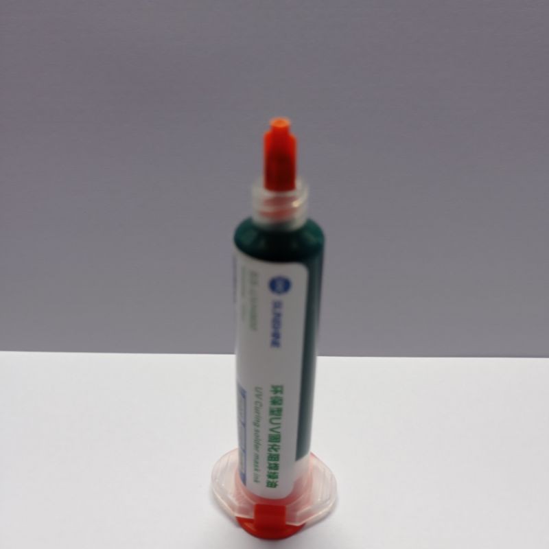 Jual LEM PELAPIS PCB GREEN & HITAM - UV CURING SOLDER MARK INK SOLDER ...