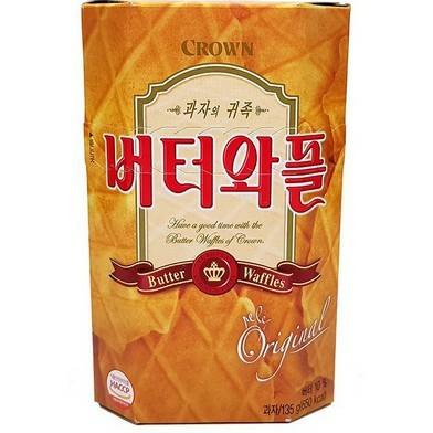 Jual Waffle | Crown Haitai Butter Waffle - Biskuit Wafel Mentega Ala ...