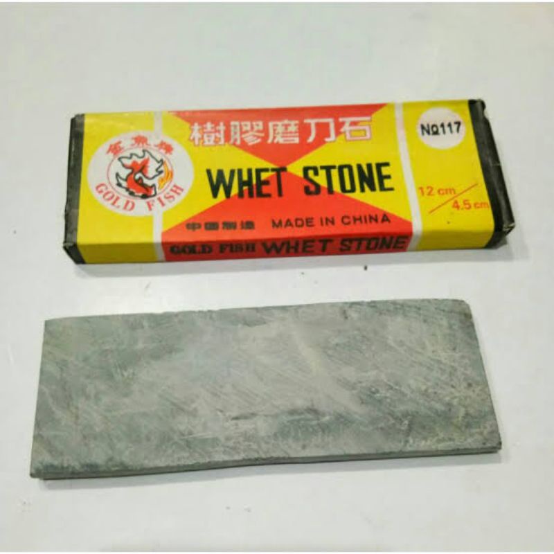 Jual Batu Asah Tipis Halus 12cm Gold Fish / Batu asah alam / Sharpening ...