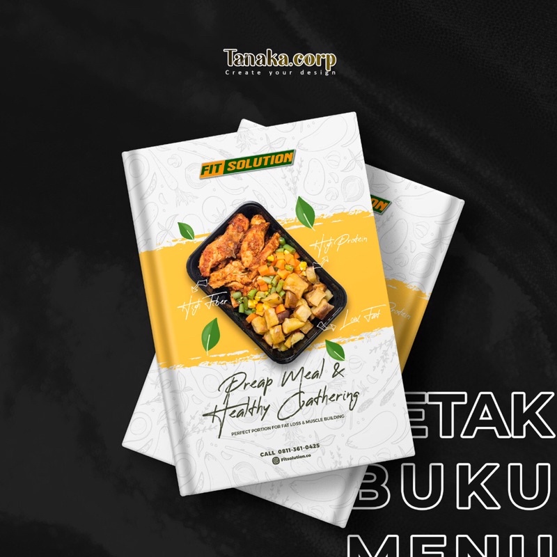 Jual Cetak Buku Menu, Daftar Menu Hardcover, Custom Design | Shopee ...