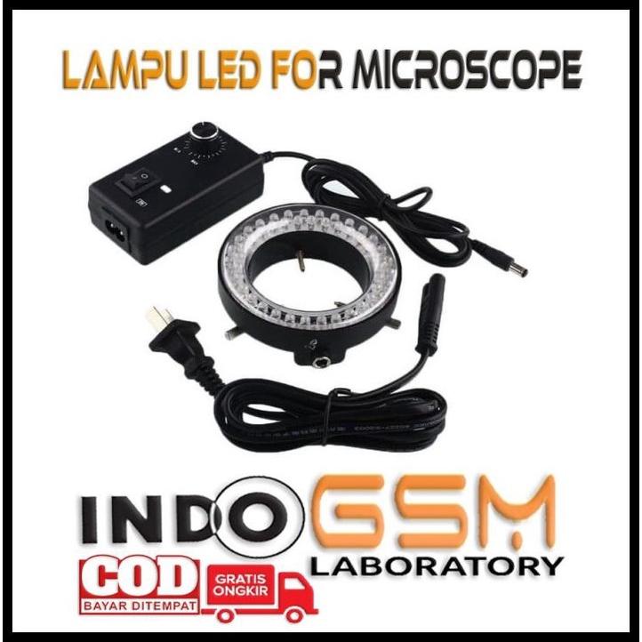 Jual Lampu Microscope Led Universal / Lampu Led / Bisa Diatur Redup ...