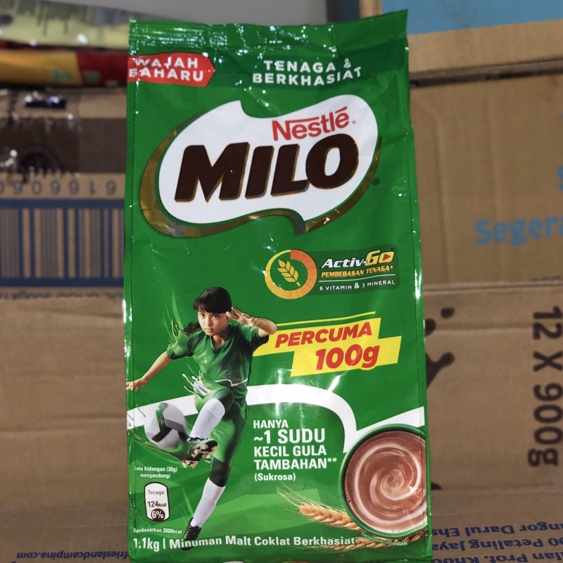 Jual Milo Activ-Go 1kg & 1.1kg Malaysia | Shopee Indonesia