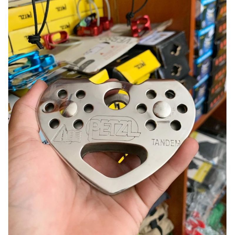 Jual pulley tandem double tom lokal beal petzl climbing safety flying ...