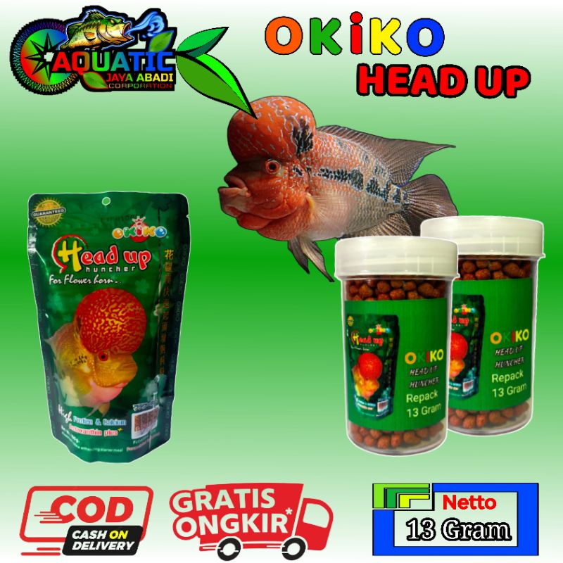 Jual OKIKO HEAD HUNCHER HIJAU Pelet Louhan Okiko Hijau 13 Gram | Shopee Indonesia