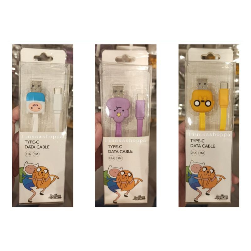 Jual Kabel Data Miniso - Adventure Time Type C Data Cable | Shopee ...