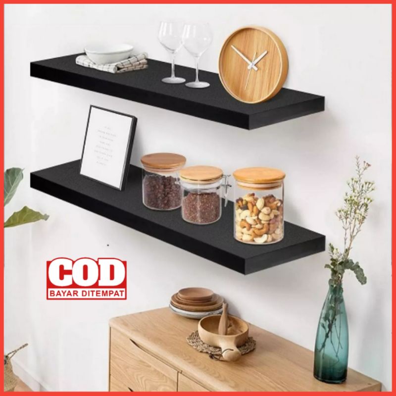 Jual RAK DINDING TEMPEL PAPAN KAYU AMBALAN MINIMALIS SERBAGUNA HIASAN ...