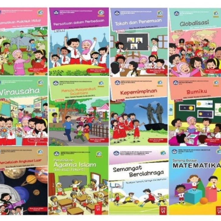Jual KEMENDIKBUD - BUKU TEMA/TEMATIK SD Kelas 6 Tema 1,2,3,4,5,6,7,8 ...