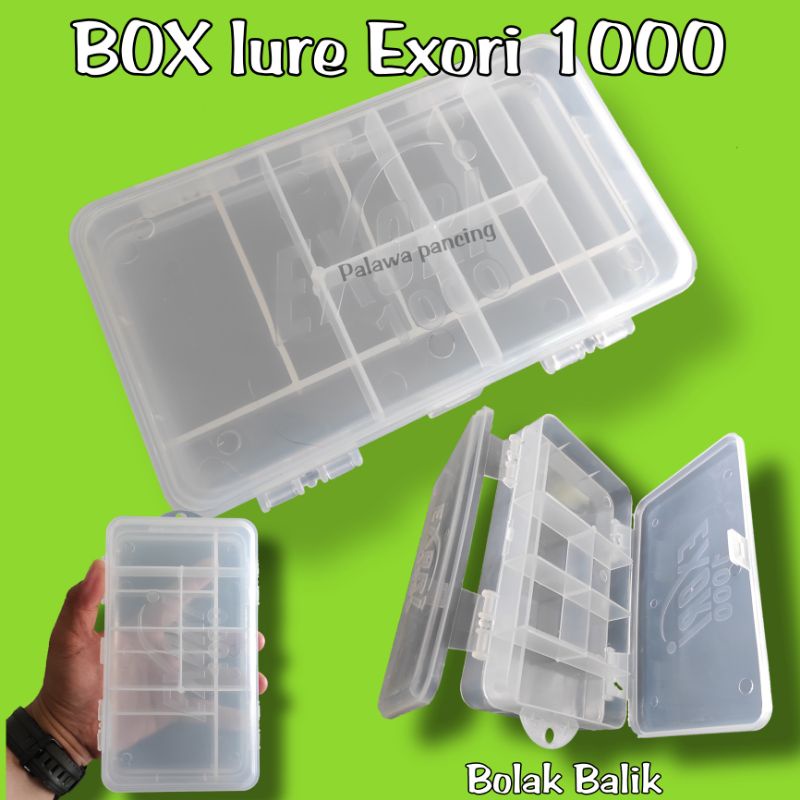 Jual Bok/ Box Lure EXORI 1000 Bolak Balik kotak umpan casting | Shopee Indonesia