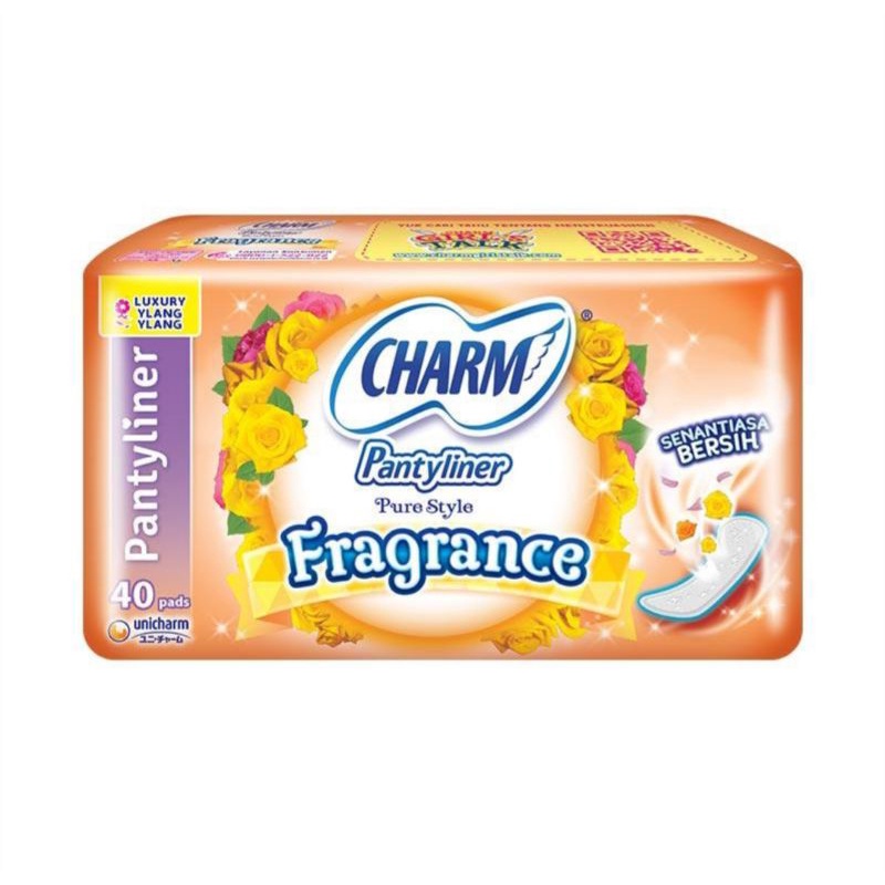 Jual CHARM PANTYLINER PURE STYLE/COOLING FRESH/NON PERFUMED | Shopee ...