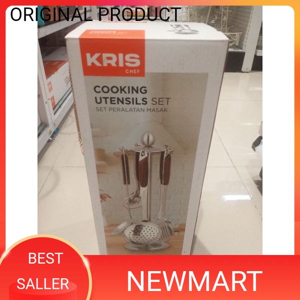 Jual Kris Set 6 Pcs Peralatan Masak Dengan Stand | Shopee Indonesia