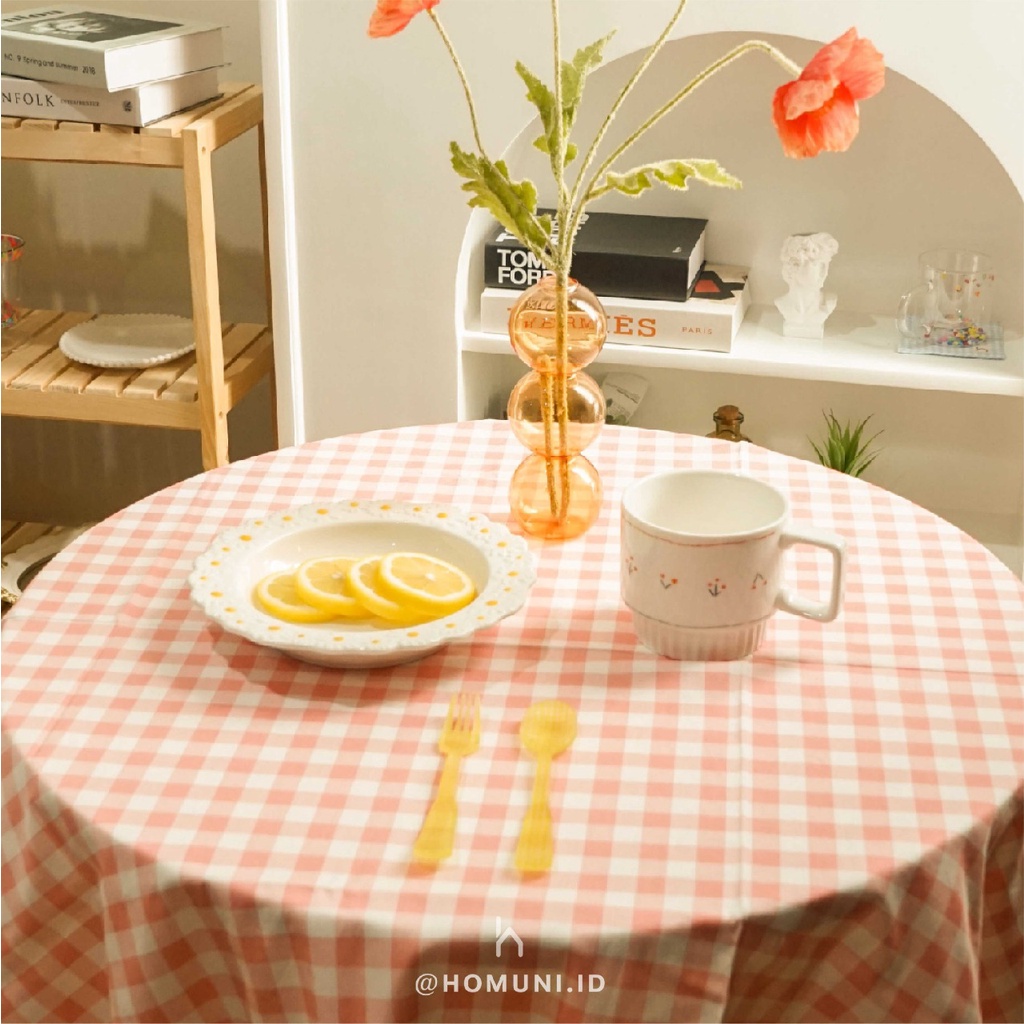 Jual Taplak Meja Motif Gingham Checker Board Kotak-Kotak/Table Runner ...