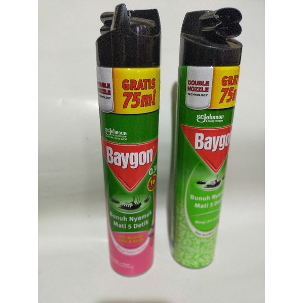 Jual Baygon Spray Aerosol 600ml +75ml | Shopee Indonesia