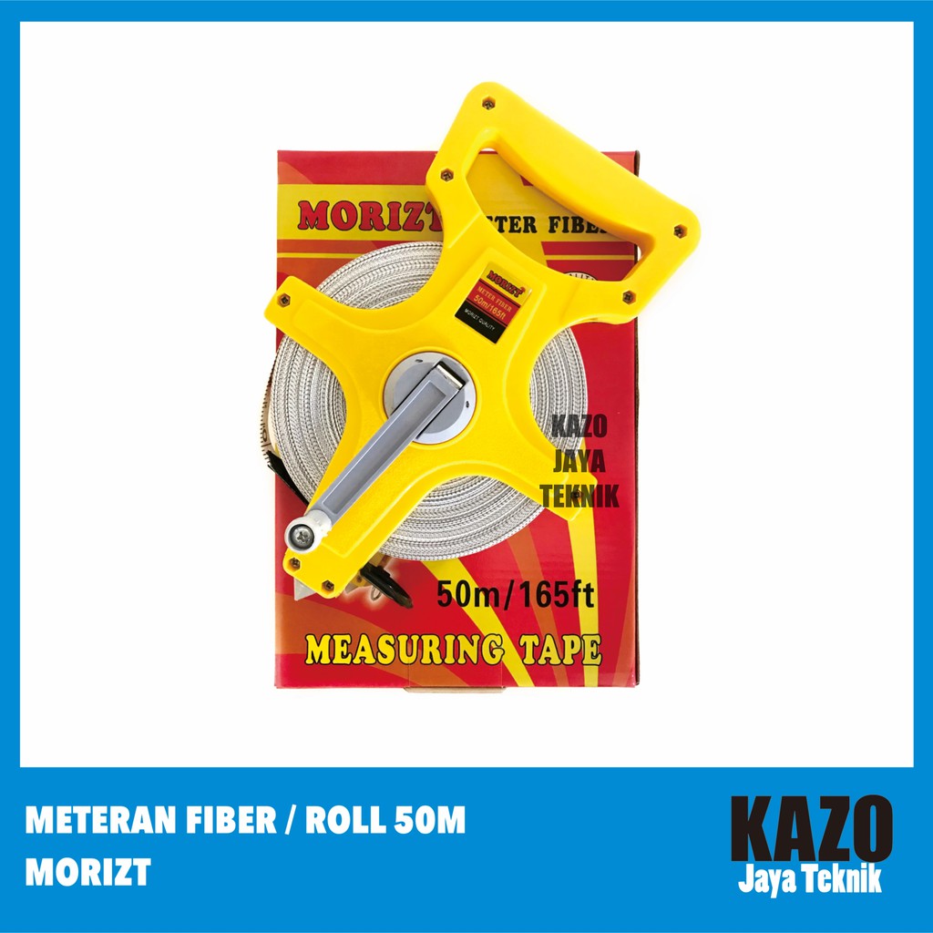 Jual Meteran Fiber PVC 50m / Meteran Tancap / Meteran Tanah / Meteran ...