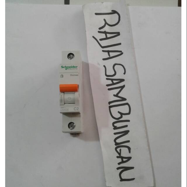 Jual Alat pemutus arus listrik MCB Schneider 2 A pemutus sirkit Merlin gerin | Shopee Indonesia