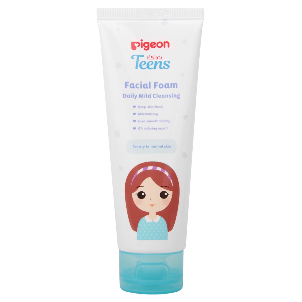 Jual PIGEON TEENS Facial Foam Daily Mild Cleansing 100 ml | Shopee ...