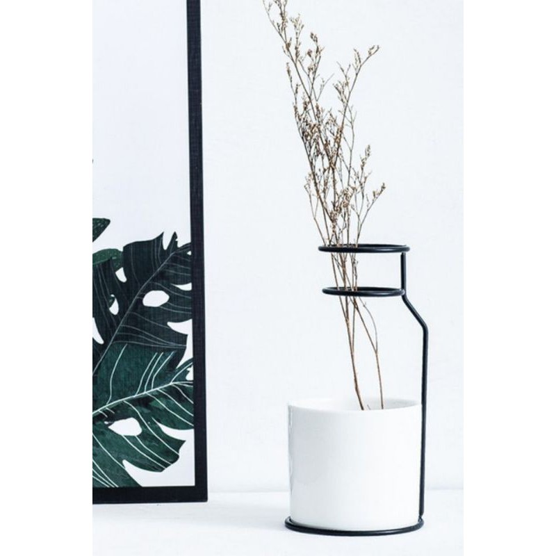 Jual Vas bunga besi 3 dimensi nordic unik minimalis | Shopee Indonesia