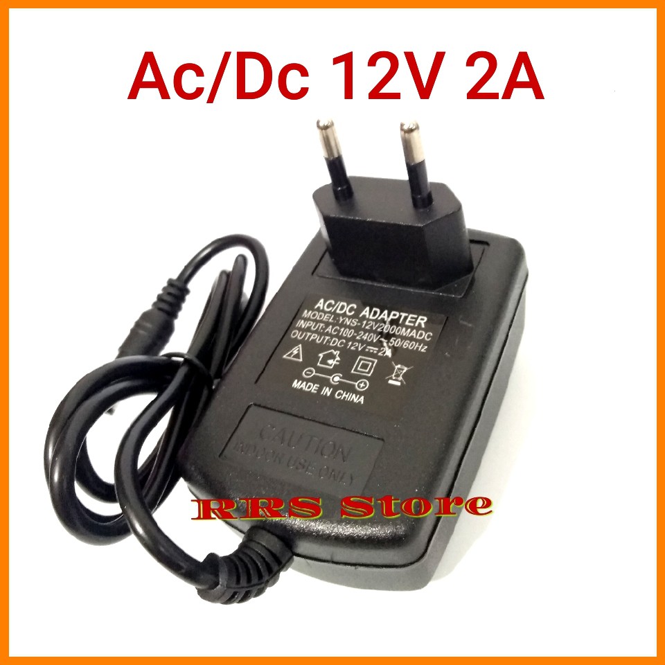 Jual ADAPTOR 12V 2A 24W POWER SUPPLY FOR ARDUINO CCTV DC 5.5X2.1MM ...