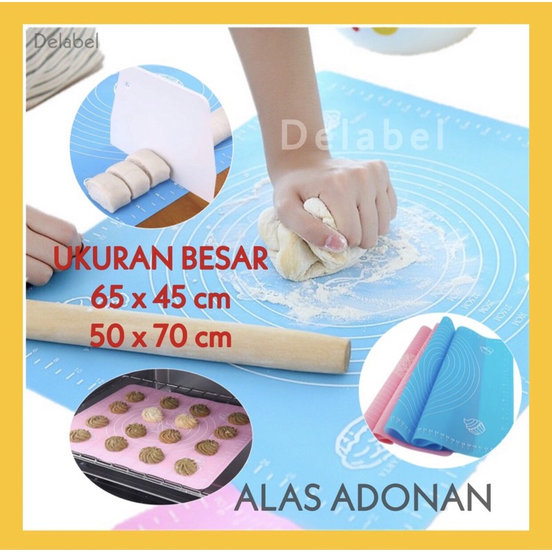 Jual Alas Adonan Kue Silikon Anti lengket / Mat Alas Adonan Kue ...