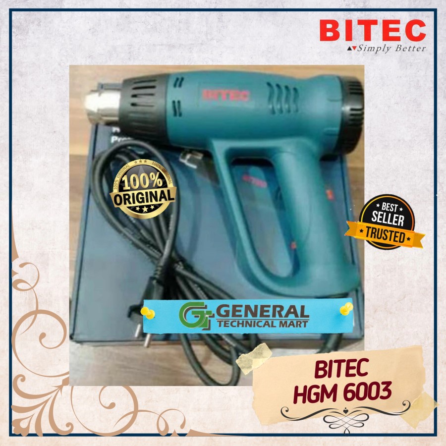 Jual mesin pemanas heat gun hot gun HGM6003 BITEC HGM 6003 | Shopee ...