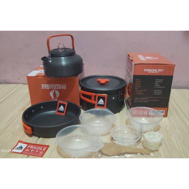 Jual Alat Masak Panci Kemping Gunung / Cooking Set DS-308 Camping ...