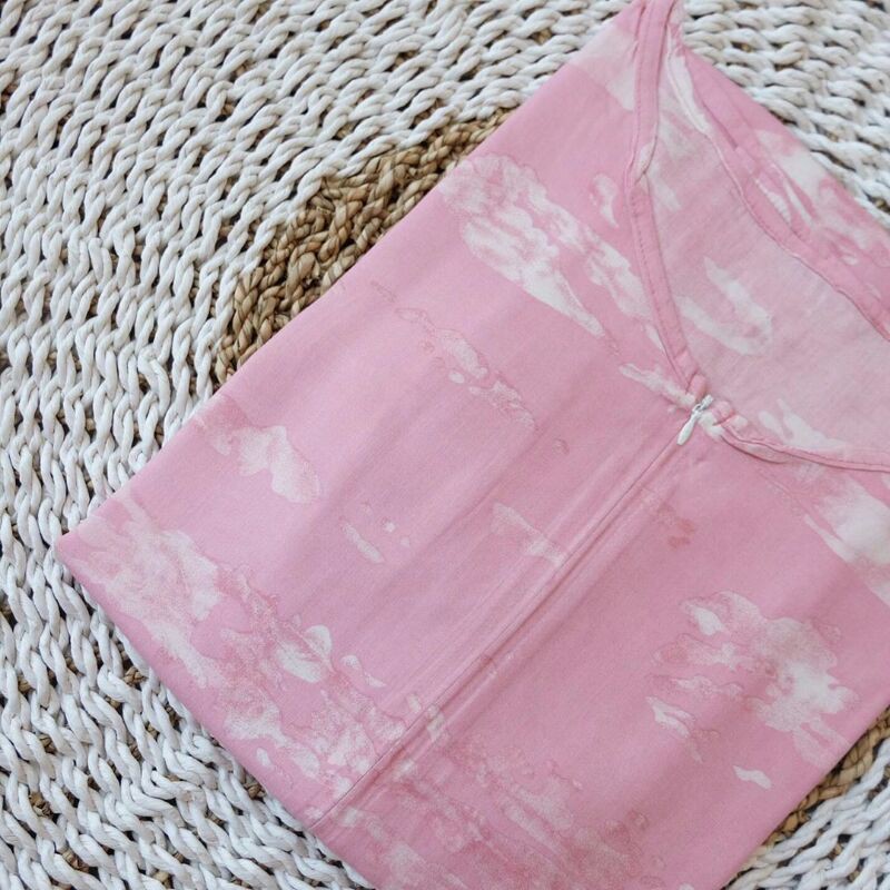 Jual homedress panjang busui (shibori rose) | Shopee Indonesia