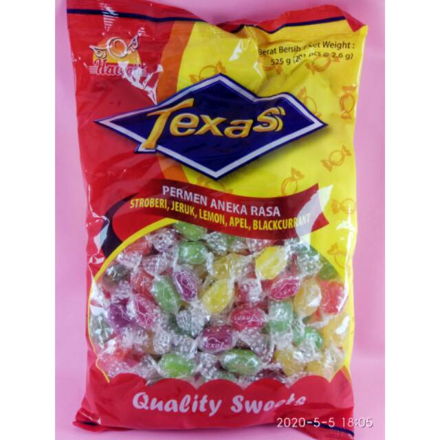 Jual Permen Jadul, Permen Texas Rasa Aneka Buah, Import Paling Murah ...