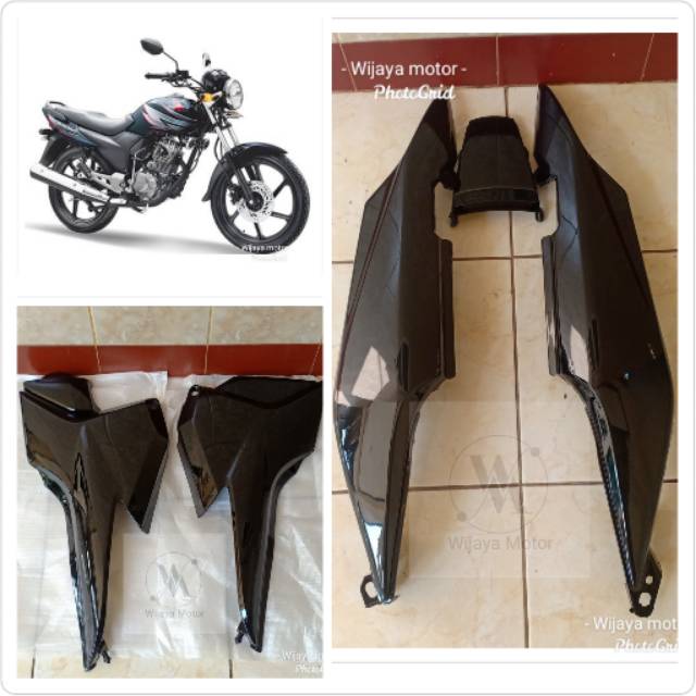Jual Coverbody bodi belakang plus tutup box aki honda megapro primus ...