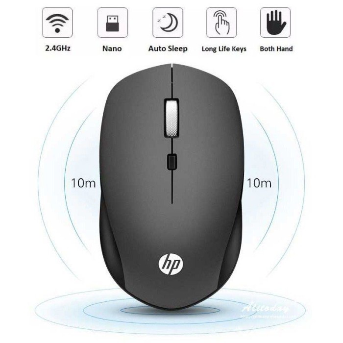 Jual Limited Mouse Wireless Hp S1000 Silent Plus / Mouse Hp S1000 ...