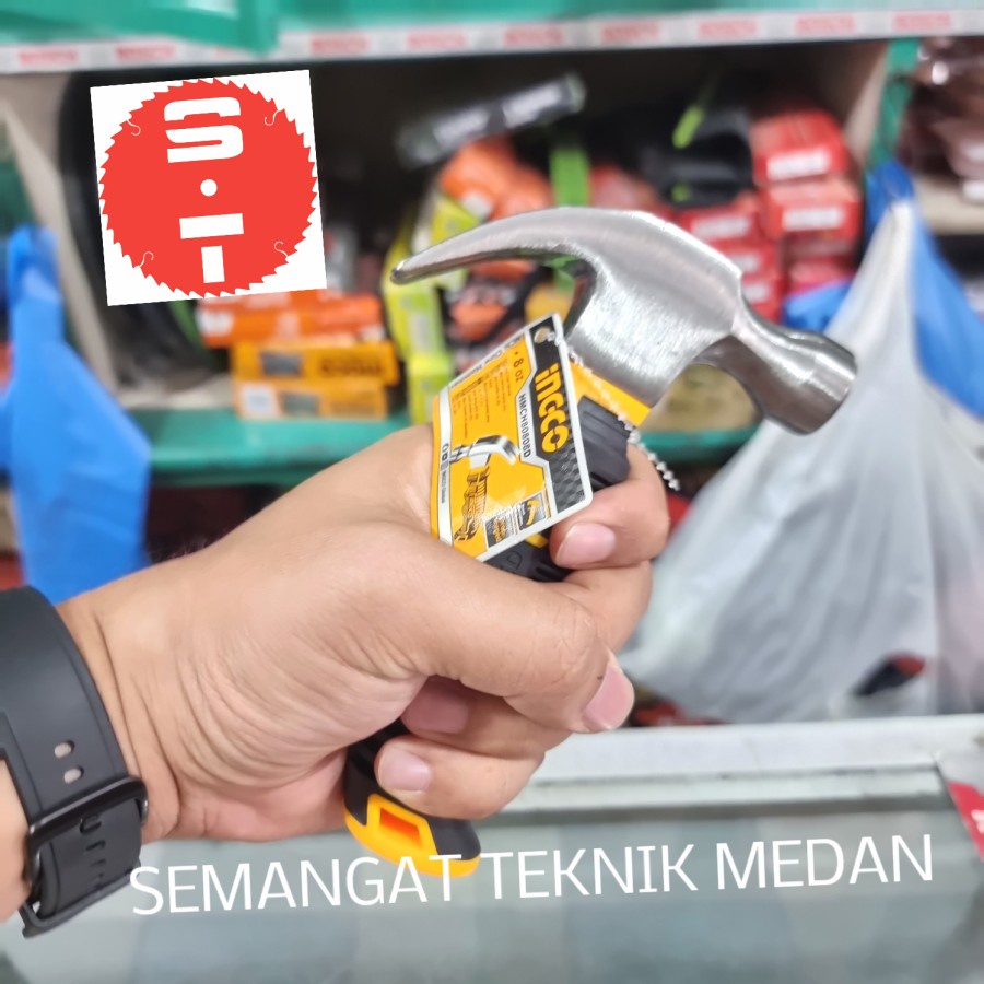 Jual MINI MARTIL PALU KECIL HAMMER KAMBING CLAW FIBER 8OZ INGCO ...