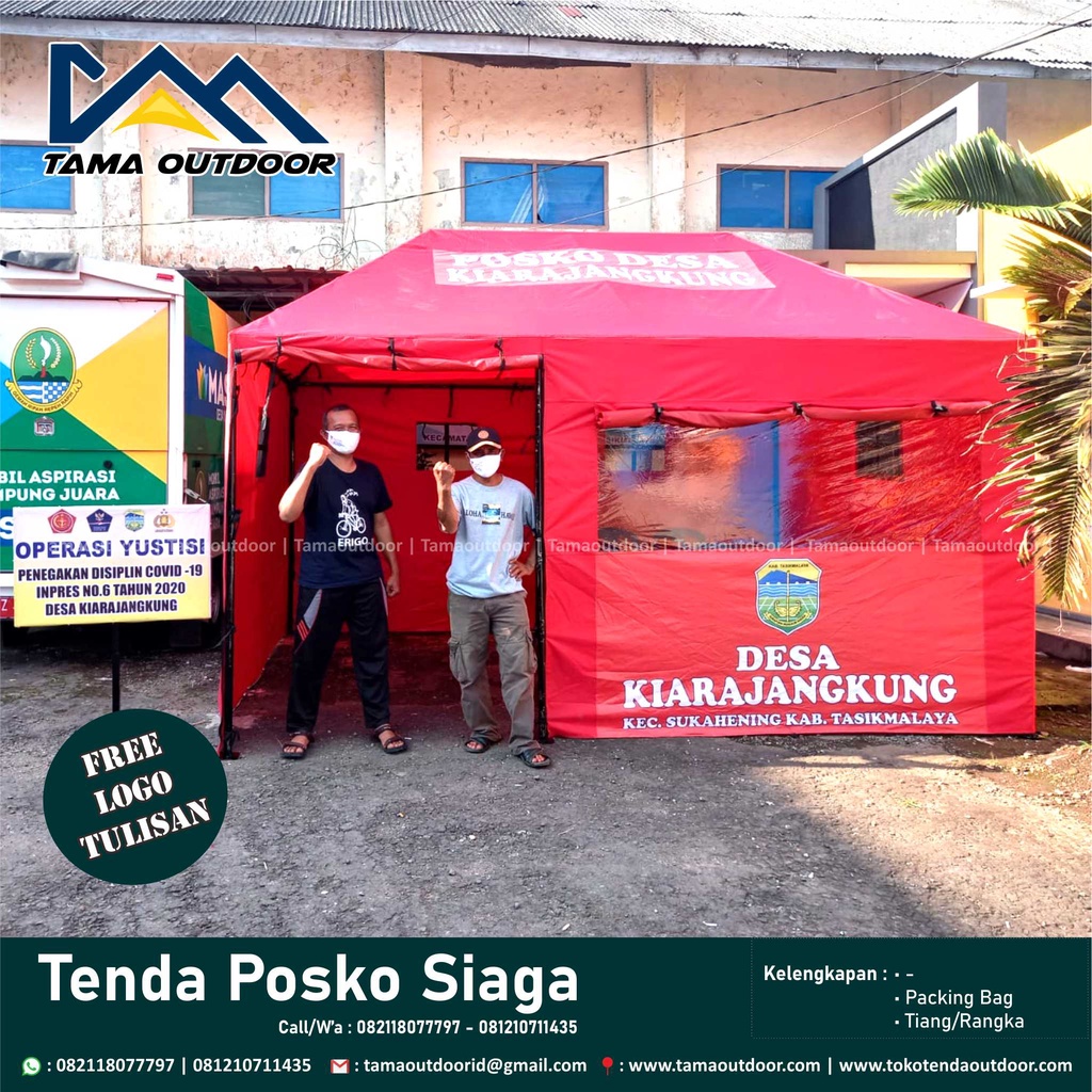 Jual Tenda Kesehatan Posko Siaga Buperta 3x4 - Posko Keamanan Sangga ...