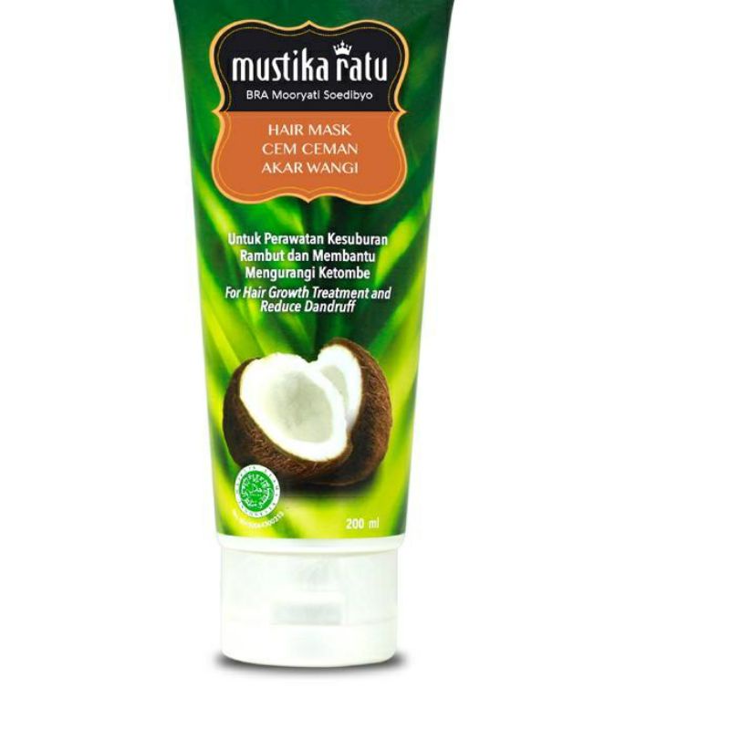 Jual Mustika Ratu Hair Mask Cem Ceman Akar Wangi 200 ml | Shopee Indonesia