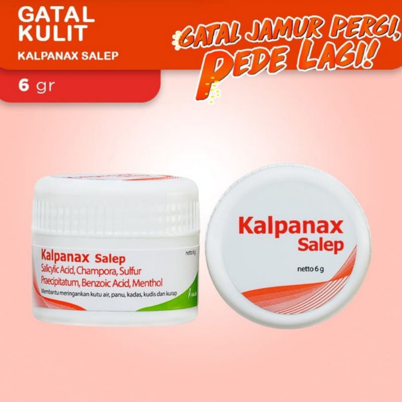 Jual KALPANAX SALAP 6GR - SALEP KULIT, GATAL2, PANU, KUTU AIR, PADAS ...